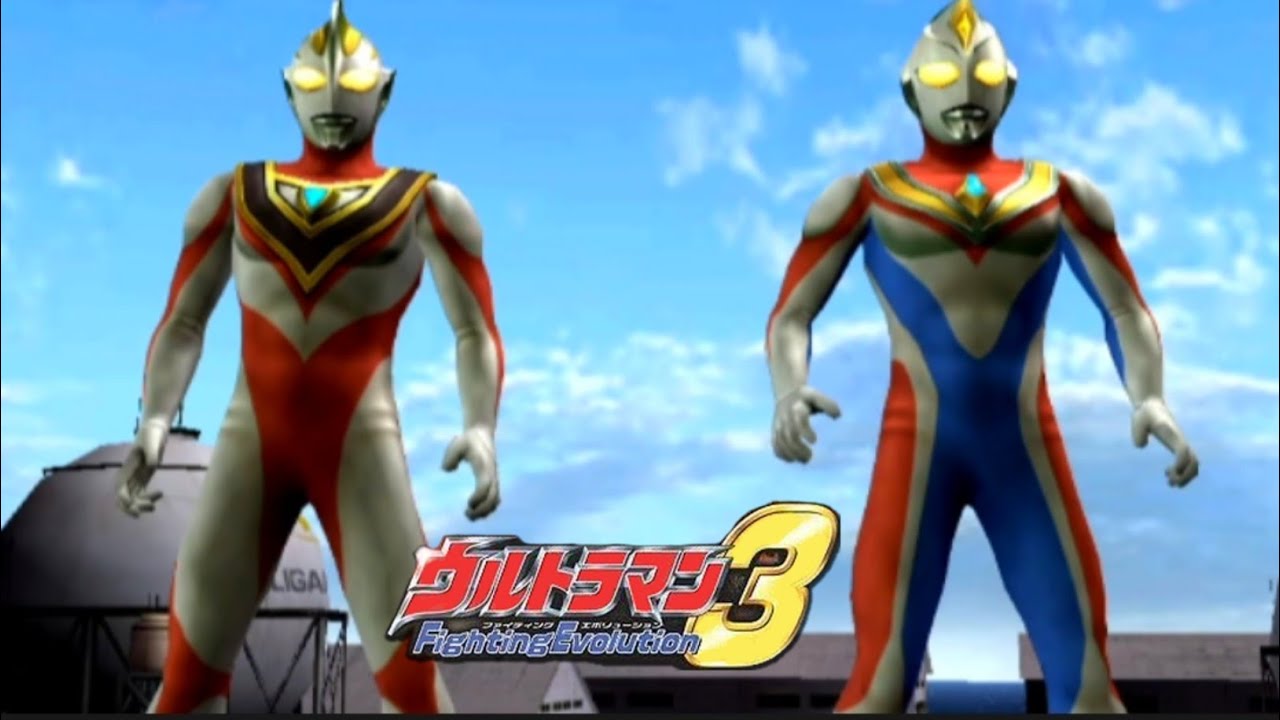 TAG TEAM ウルトラマン FE3 Game play HD aethersx2 di android - Ultraman Gaia ...