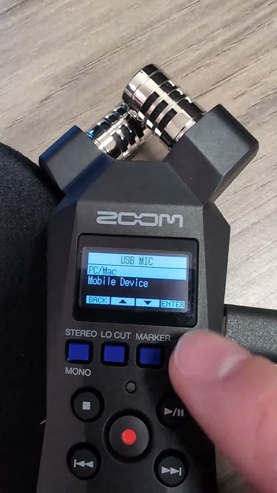 Zoom H1E as an interface device. - YouTube