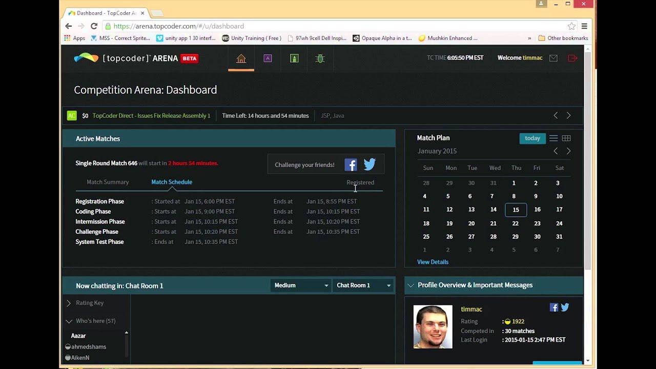 How To Use Topcoder Arena Youtube