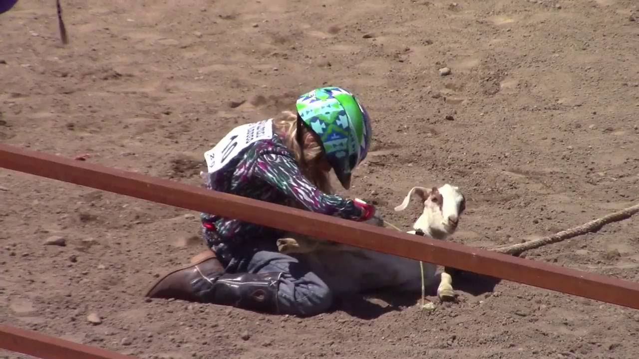 Aubrey Flower NCJRA Junior Rodeo Oakdale April 2016 - YouTube