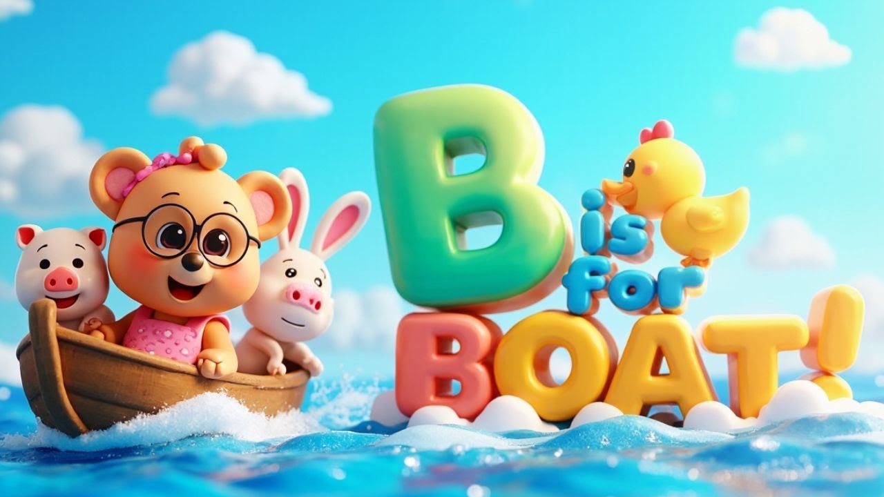 B is for Boat! ⛵ | Learn to Spell “Boat” | ABC Song with Mama Ou - YouTube