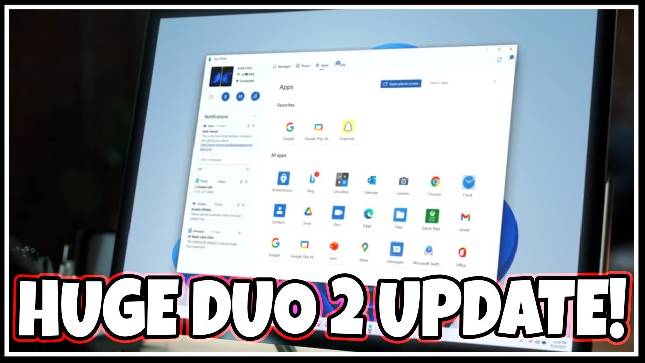 THE MICROSOFT SURFACE DUO 2 IS FINALLY GETTING MULTI PC SUPPORT ON THE ...