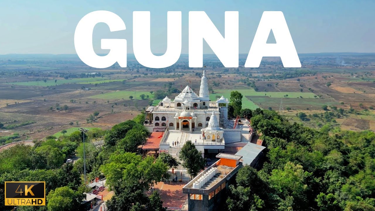 Guna City | Hanuman Tekri | Gopi Sagar Dam | Drone Shots | 4K 60fps ...