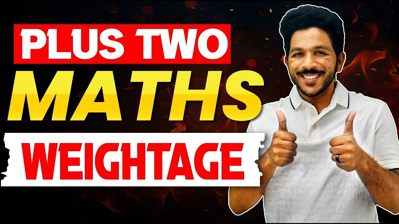 Plus Two Maths Public Exam | Chapter Weightage | Exam Winner Plus Two ...