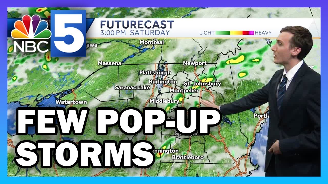 Video: Few pop-up storms Saturday afternoon (07-06-24) - YouTube