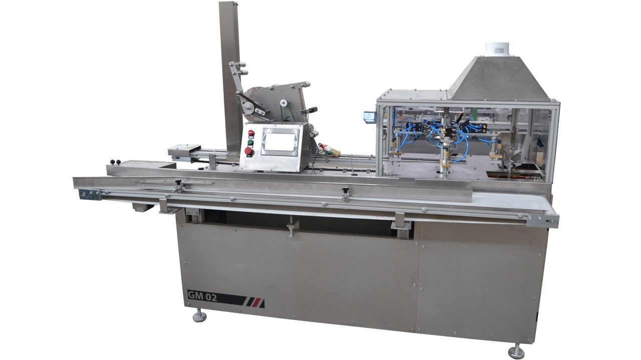 GM 02 - Automatic Plastic Lids Machine - YouTube