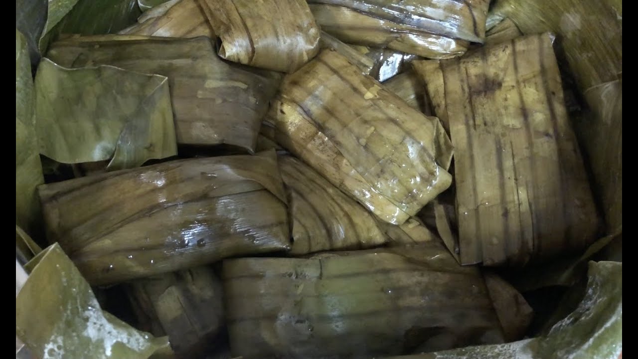 TAMAL COLADO DE COCO Y PIÑA / COCONUT AND PINEAPLE TAMAL COLADO - YouTube