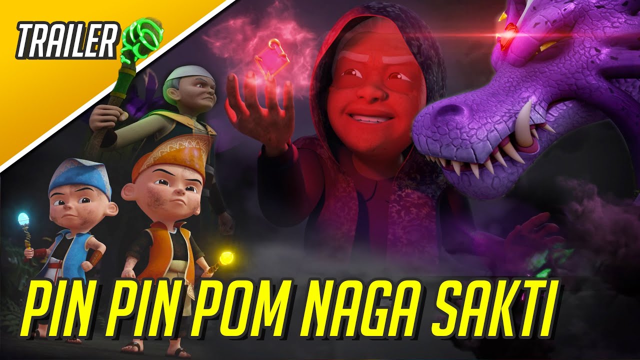 Upin & Ipin Musim 15 - Pin Pin Pom Naga Sakti (Official Trailer) - YouTube