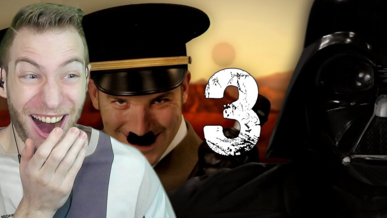THIS IS NOT FAIR!!! Reacting to "Hitler vs Vader 3" Epic Rap Battles of ...