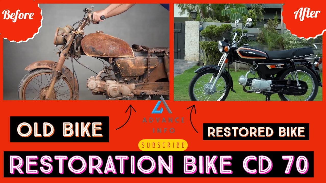 Honda CD 70 Restoration | Restoration Bike CD 70 | Honda CD 70 Repair | CD 70 Bike Engine Repair ...