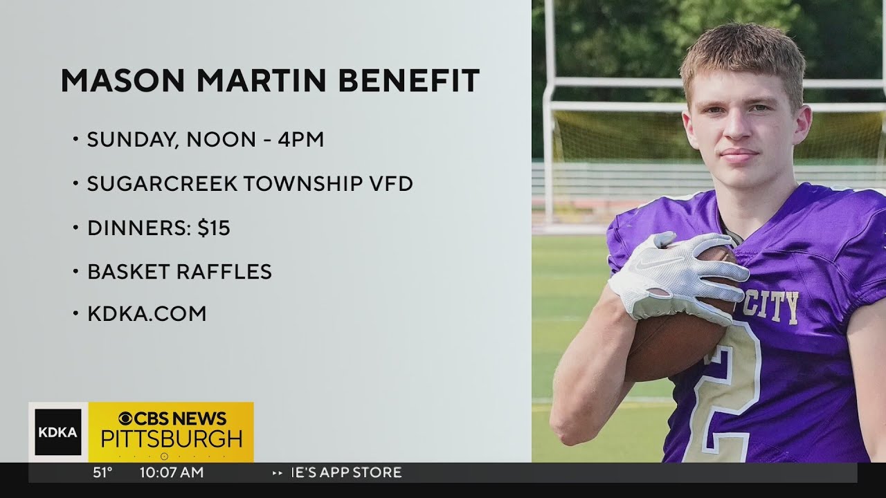 Benefit being held for Mason Martin - YouTube