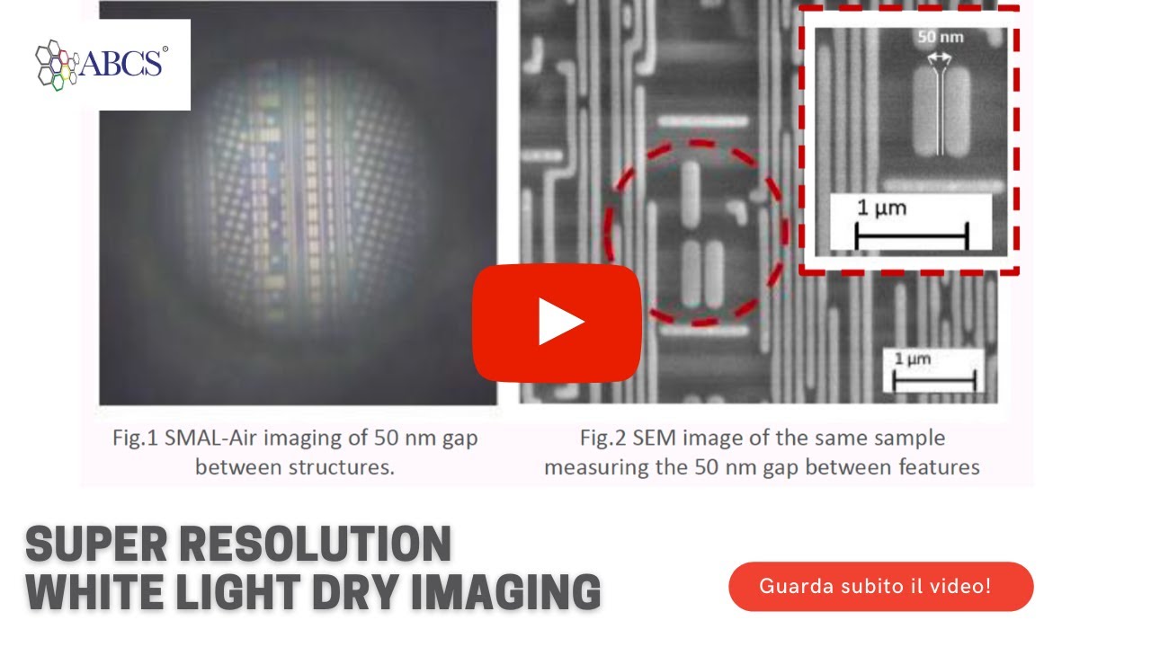 Super resolution white light dry imaging - YouTube