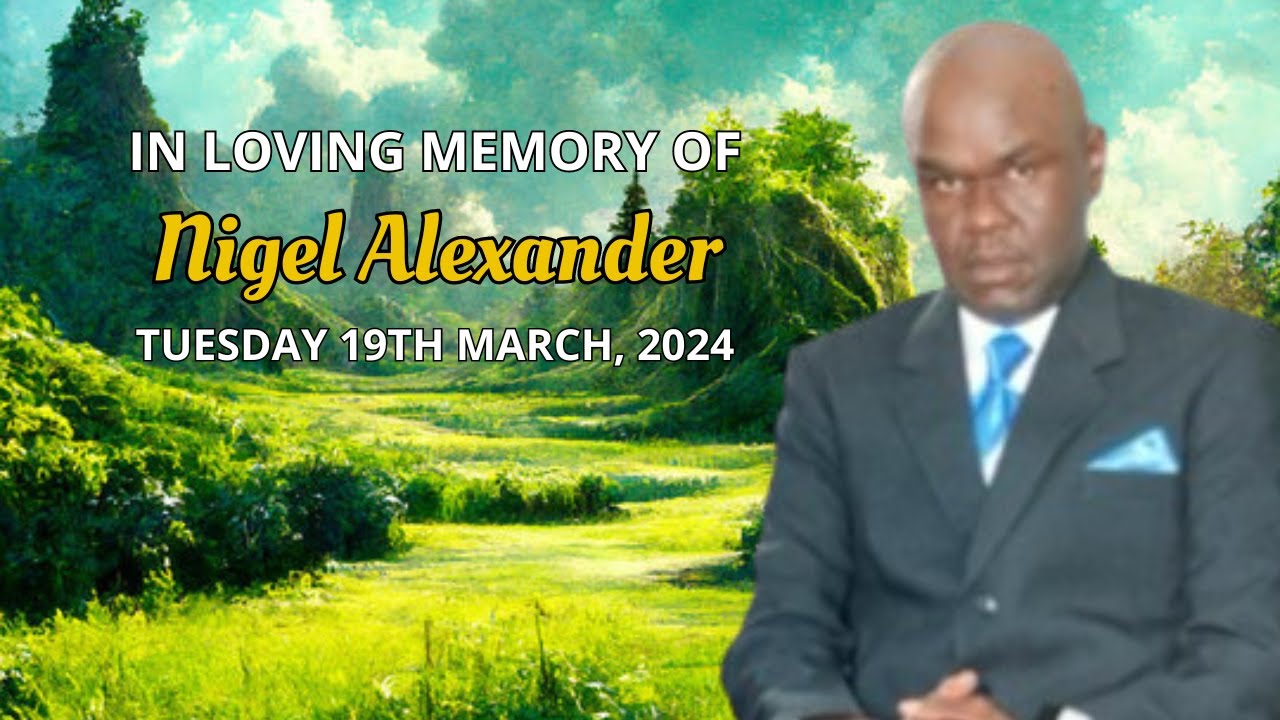 The Funeral Service of the Late Nigel Alexander - YouTube