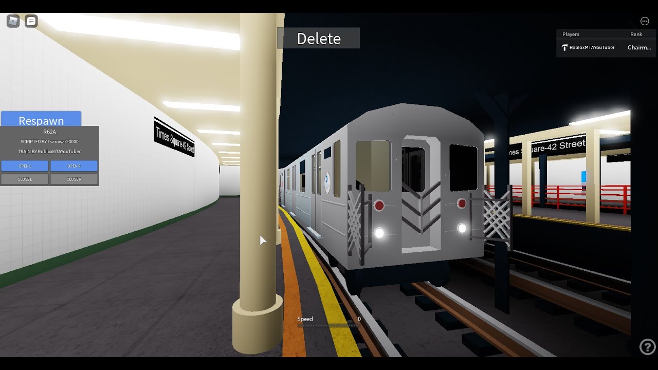 IRT Subway: Times Square bound R62A (S) train Terminating @ Times ...