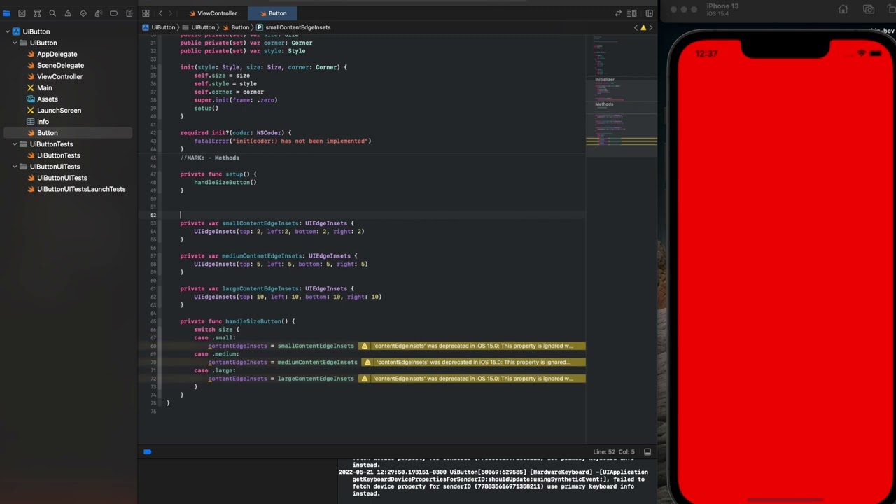 Reusable Button Swift Uikit Programmatically Youtube