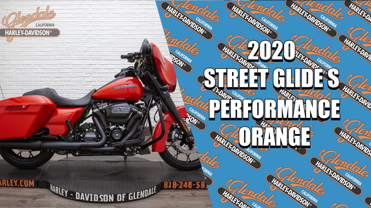 Performance Orange 2020 Street Glide S at Harley-Davidson of Glendale ...