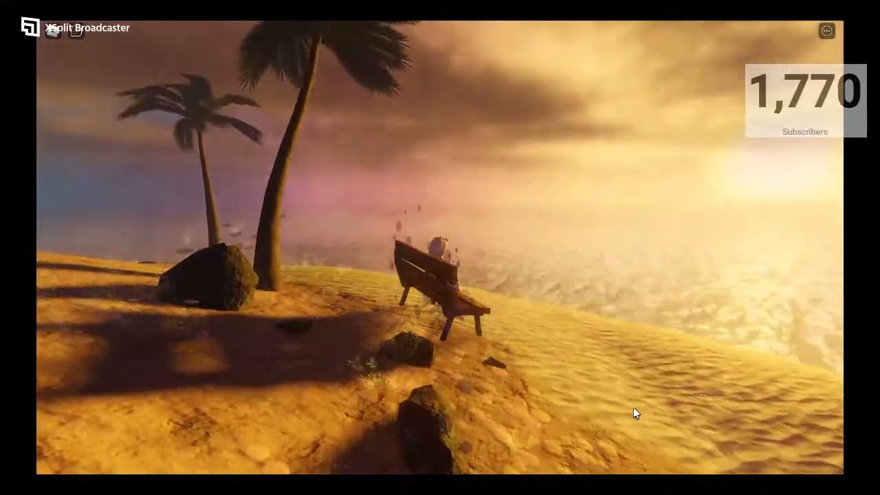 LIVE Subscriber Count on a Stormy Island Roblox livestream - YouTube