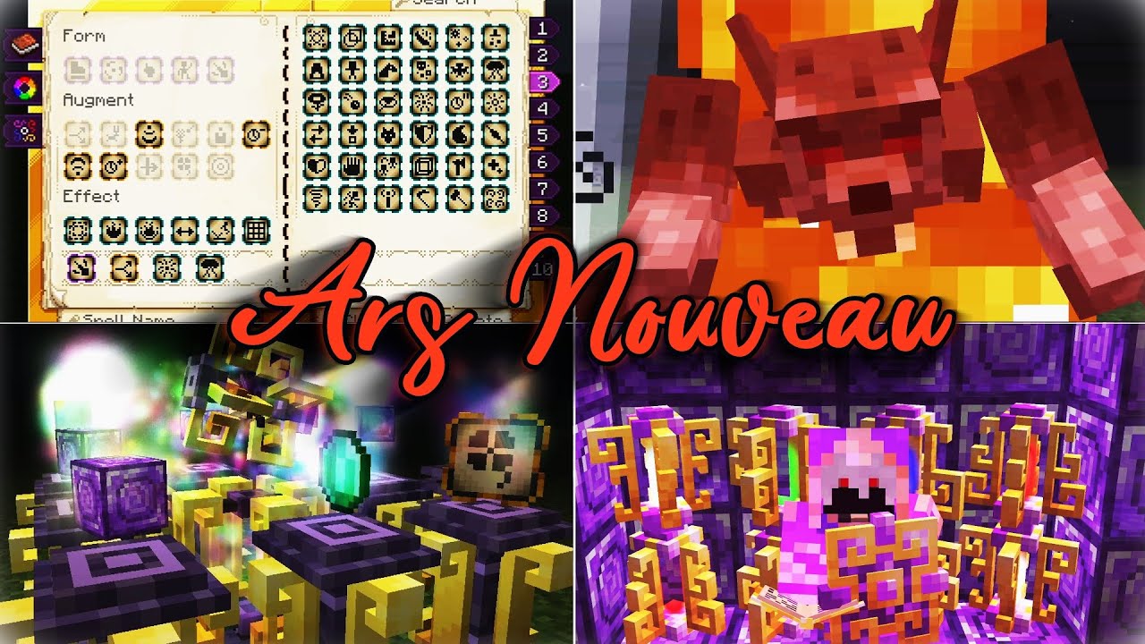 Ars Nouveau showcase | 1.16.5 Version 1.24.22 - YouTube