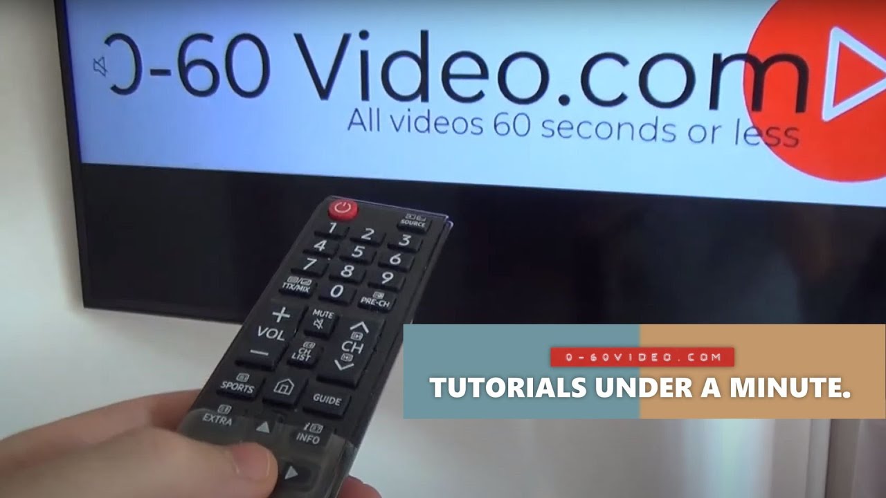 How to connect a USB drive to a SAMSUNG TV - YouTube