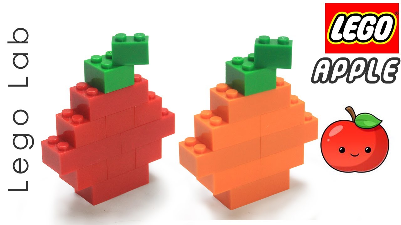 Lego Blocks Apple | Apple | Lego Apple | Lego Toys | Lego Bricks Apple ...