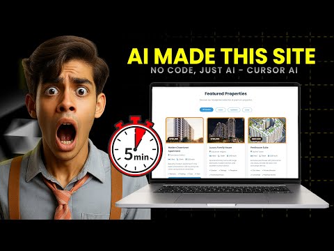 Cursor AI Just Made a Real Estate Website Faster than a Human !