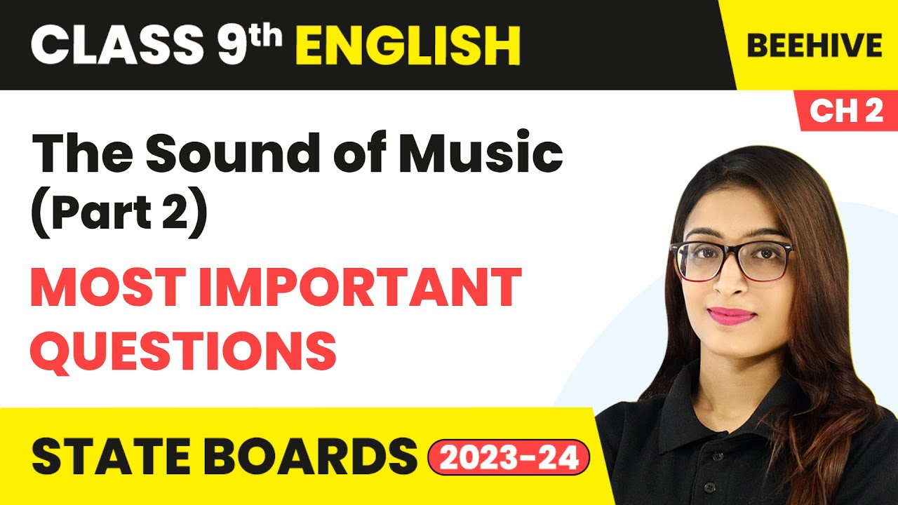 The Sound Of Music (Part 2) - Most Important Questions | Class 9 ...
