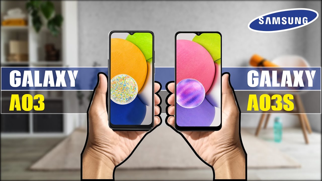 Samsung Galaxy A03 vs Samsung Galaxy A03s - YouTube