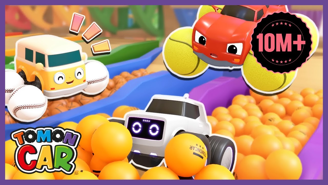 Play the wheel change game in the magical ball pool Learning Color ...