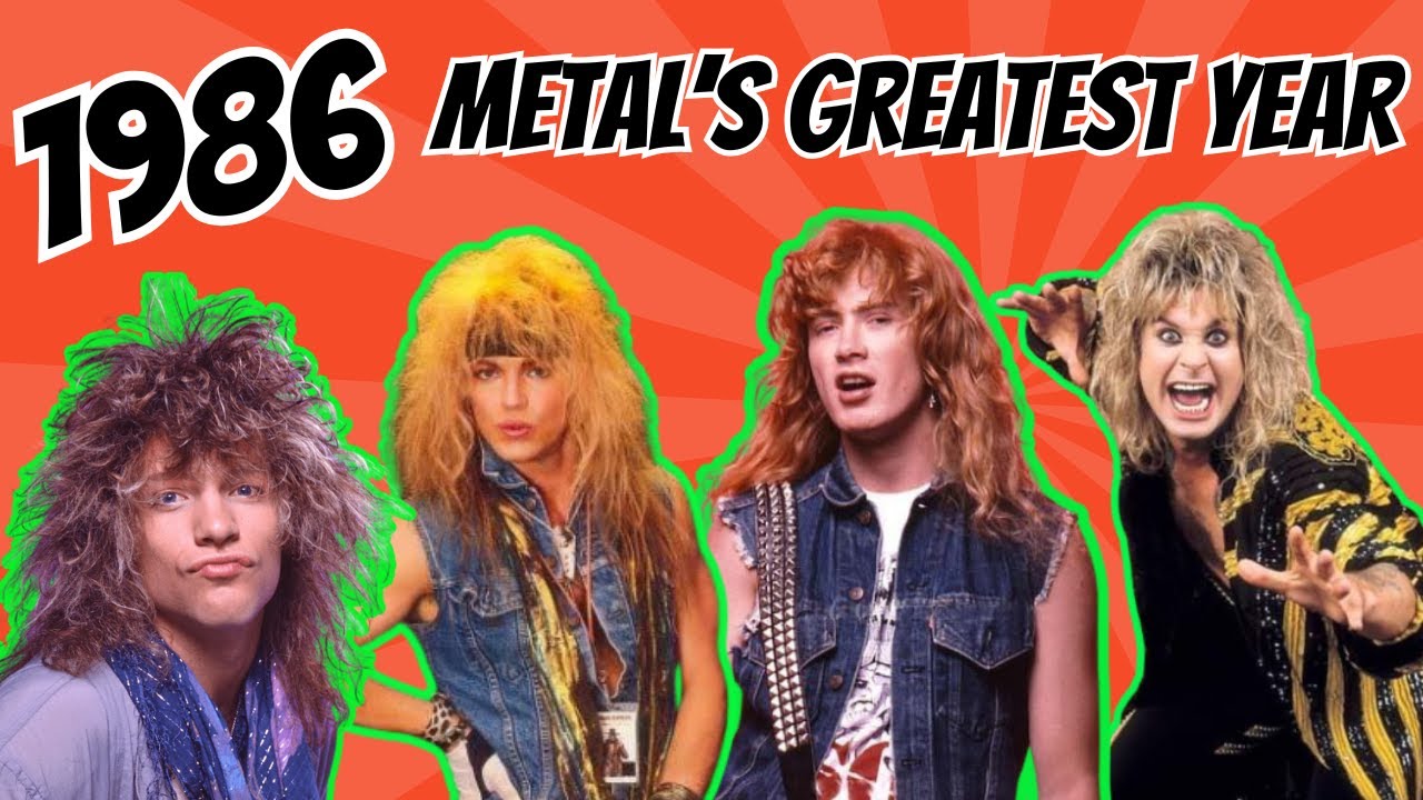 1986 - THE GREATEST YEAR FOR HEAVY METAL MUSIC - YouTube