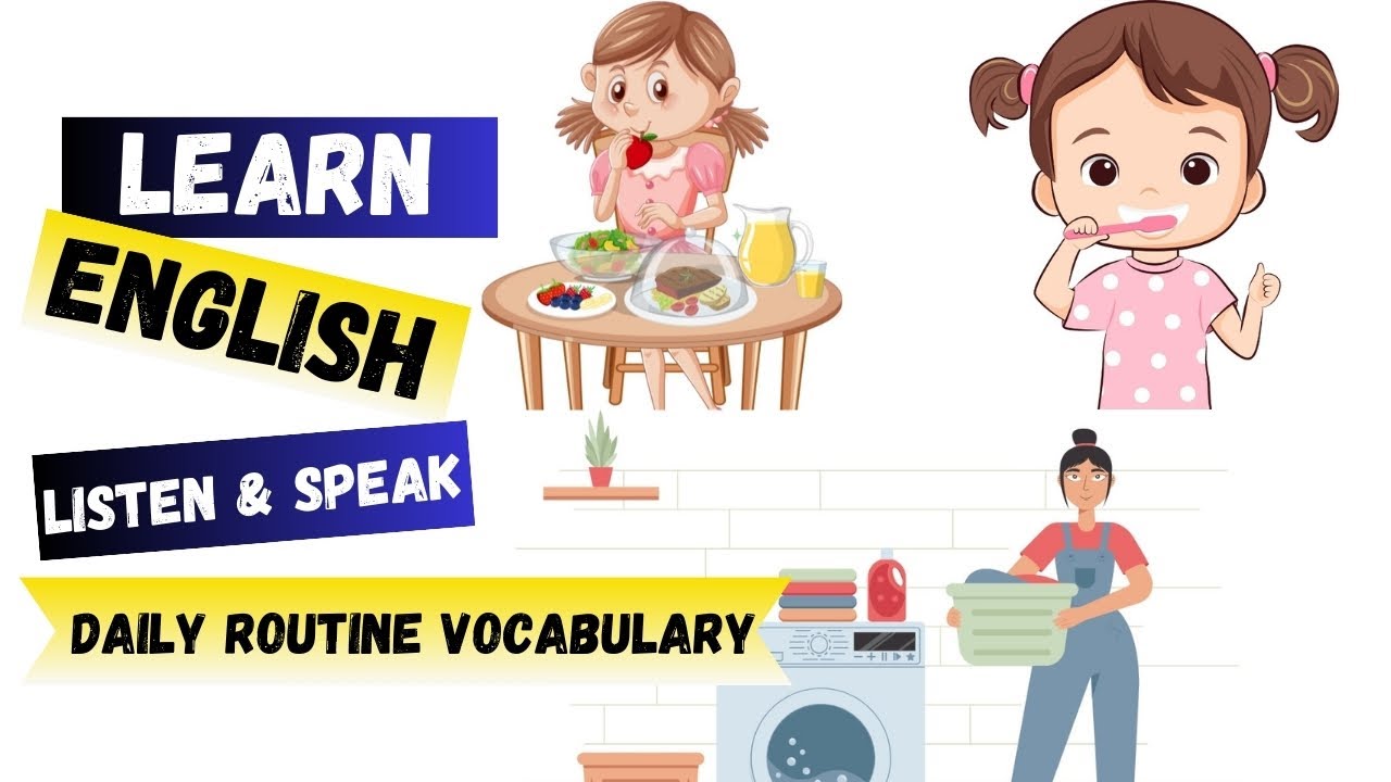 Learn English In Day || 40+ Daily Routine vocabulary with sentence ...