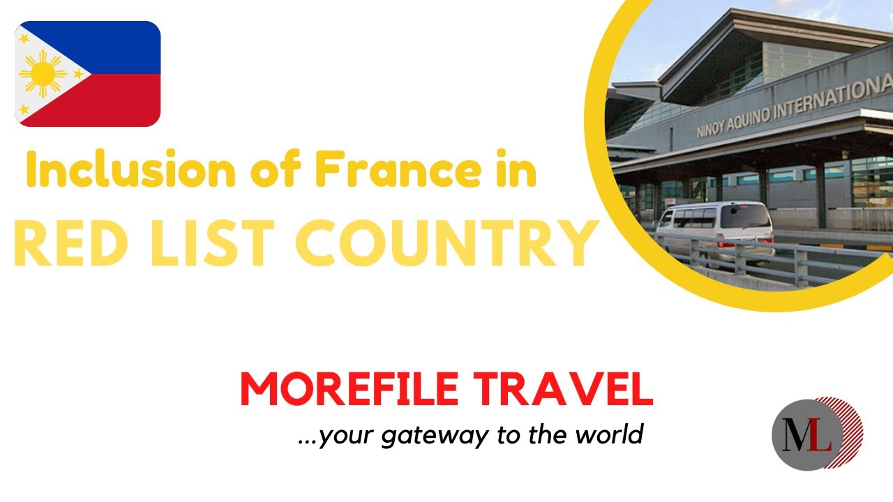 FRANCE INCLUDED IN RED LIST COUNTRIES as per latest update from ...