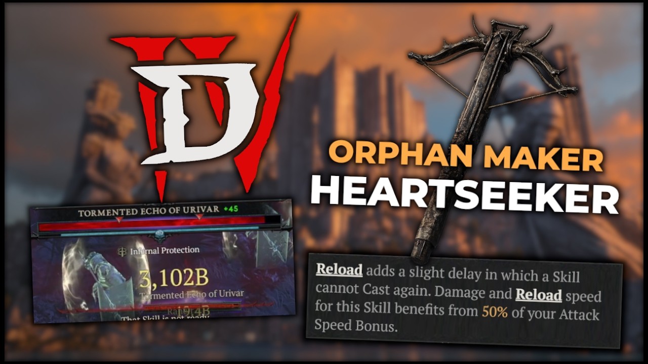 THIS IS HOW ORPHAN MAKER HEARTSEEKER ACTUALLY WORKS. Diablo 4 Season 12 ...