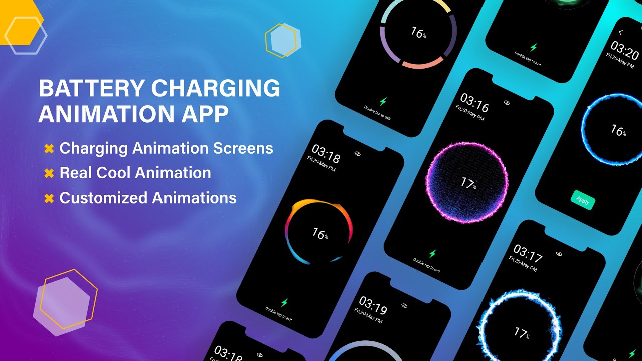 Battery Charging Animation App - YouTube