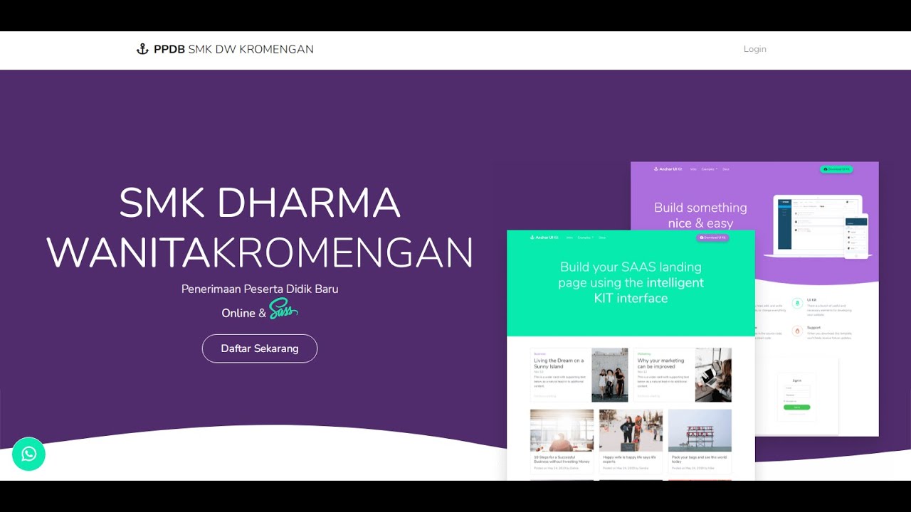 Aplikasi Web PPDB v10 (Gratis 100%) - YouTube