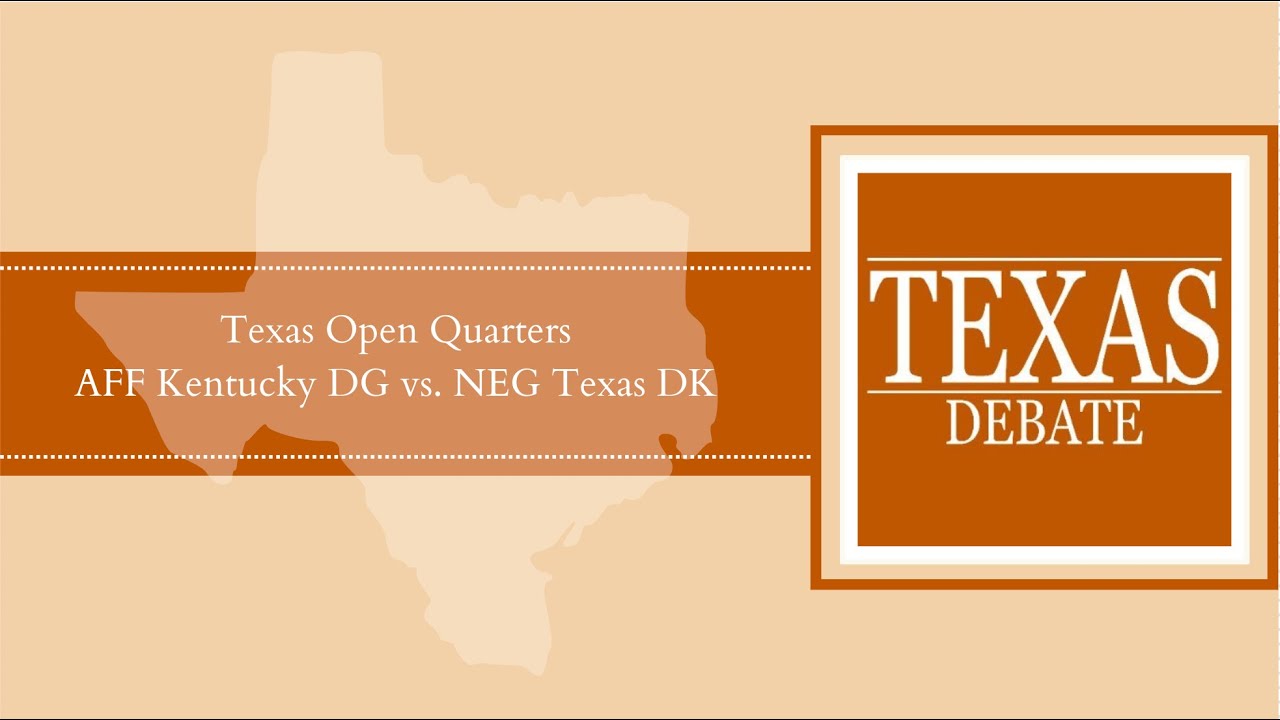 2024 Texas Open Quarters - Kentucky DG vs Texas DK - YouTube