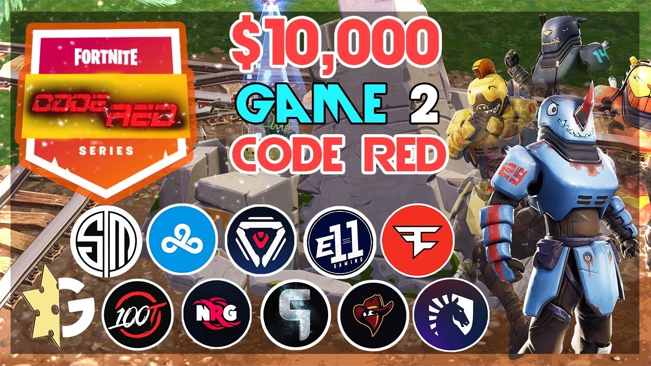 $10,000 🥊CodeRed Duo Tournament🥊 Game 2 (Fortnite) - YouTube