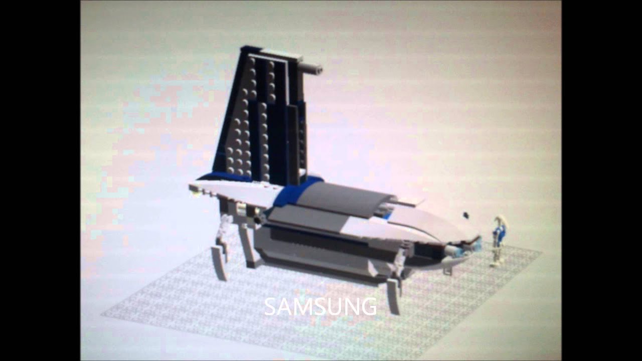 lego separatist shuttle type B (the clone wars; prototype) - YouTube