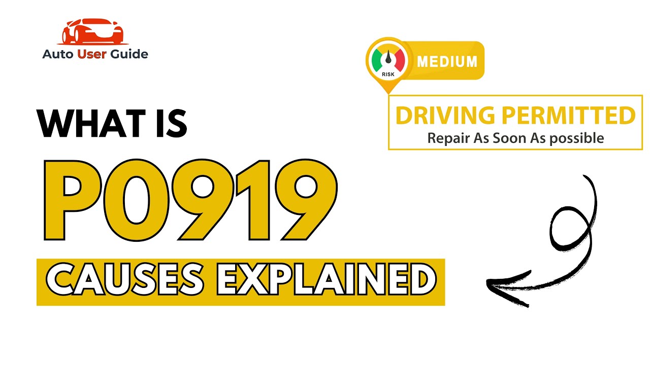 What is P0919 : Engine Error Code Causes Explained - YouTube