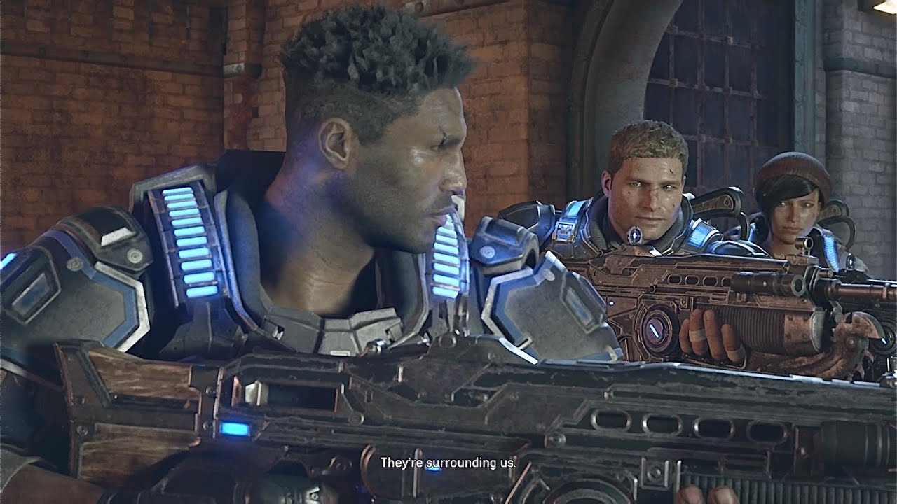 THE SWARM GAVE US WAVES OF ENEMIES AS A PRESENT | Gears Of War 4 ...