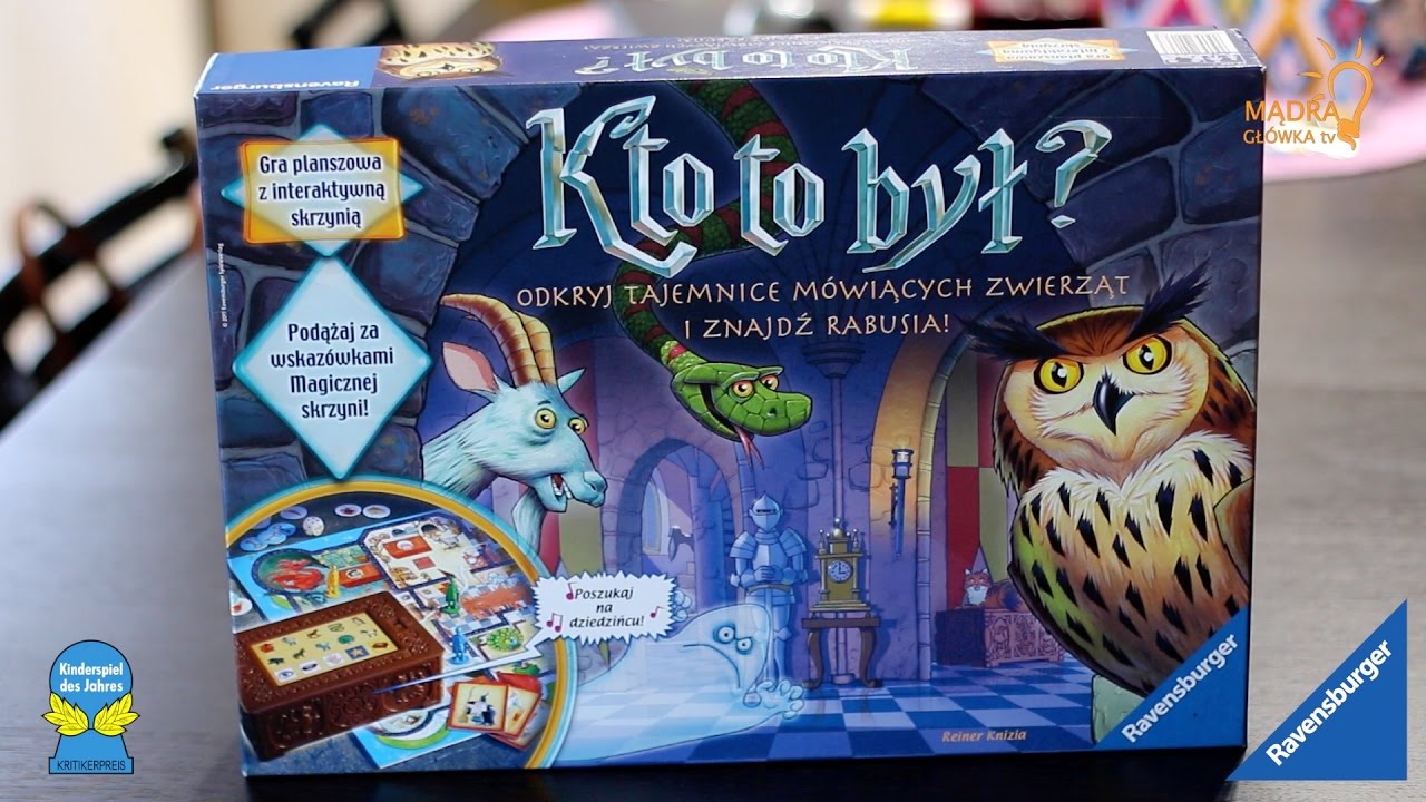 Kto to był #1 (gra planszowa dla dzieci) - YouTube