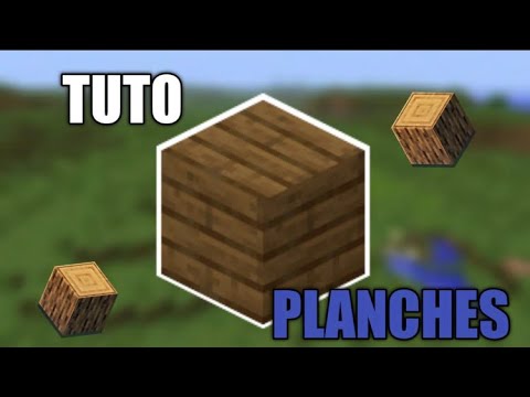 [TUTO] Planches de chêne : MINECRAFT ( Tuto débutant ) - YouTube
