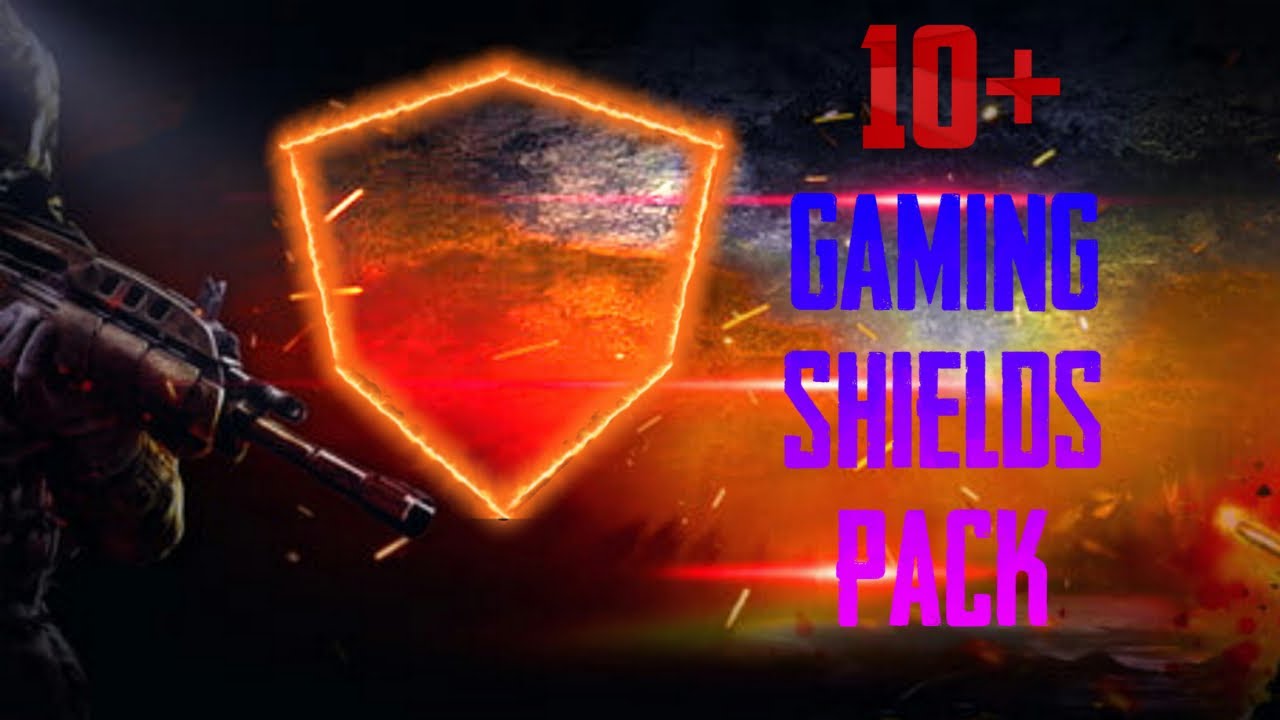 10+ Gaming Shield Pack [2020] [PUBG Gaming Shields][FREE FIRE Gaming ...