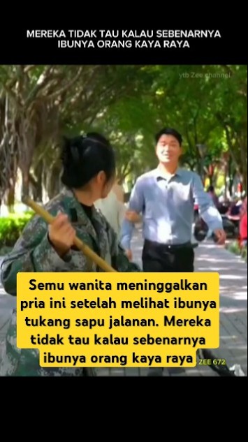 mereka tidak tau kalau ibunya adalah orang kaya raya yang sedang ...