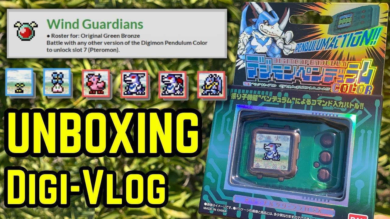 Digimon Wind Guardians Pendulum color UNBOXING! BEST Vpet Digivice for ...