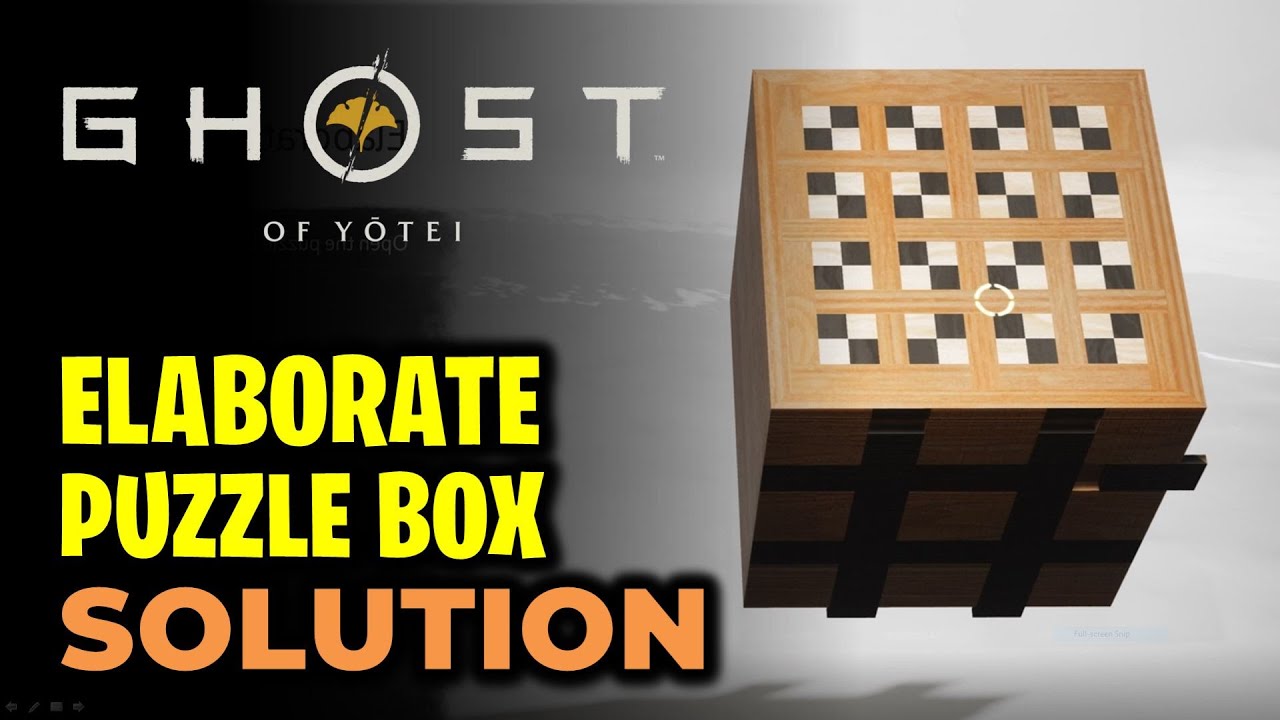 Elaborate Puzzle Box Solution | Ghost of Yotei - YouTube