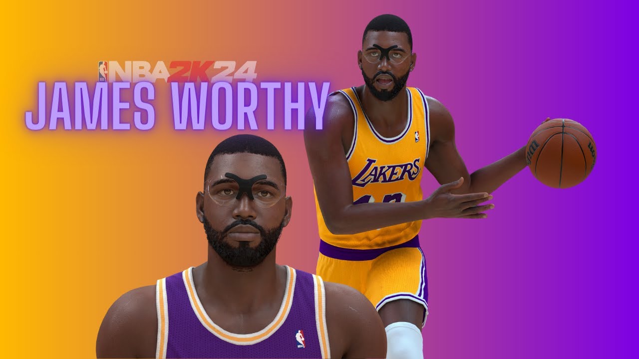James Worthy Face Creation NBA 2K24 - YouTube