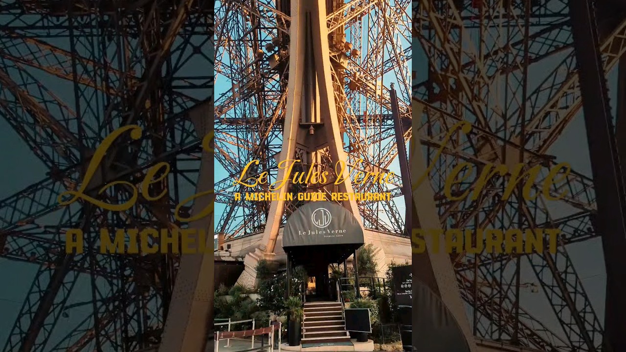 What does dining at Jules Verne in the Eiffel Tower look like? - YouTube