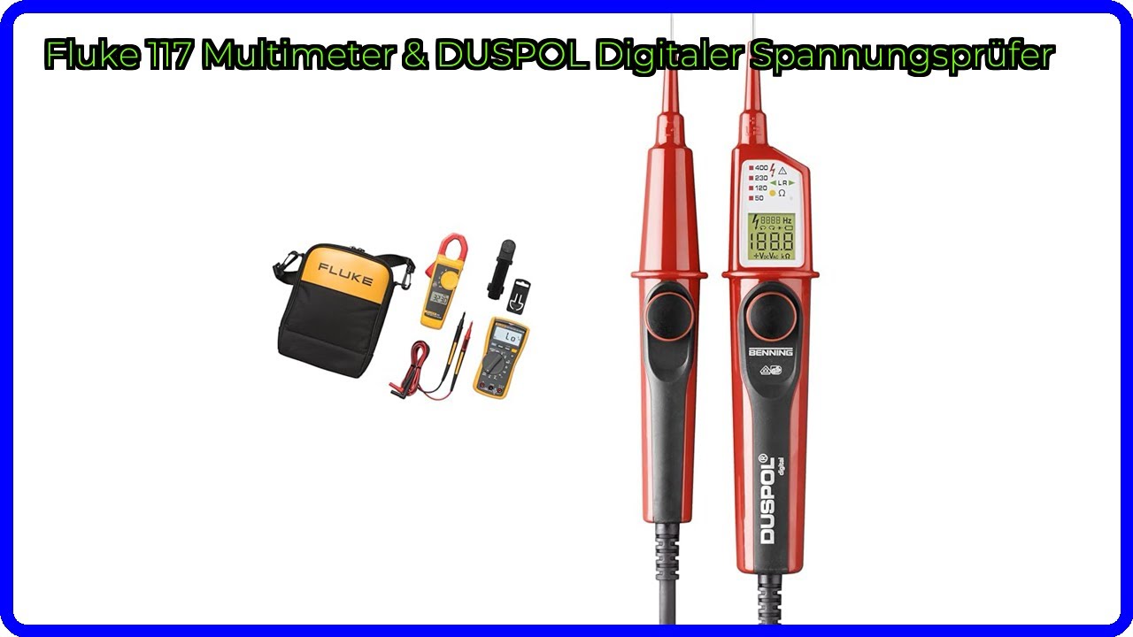 BEWERTUNG (2025): Fluke 117 Multimeter & DUSPOL Digitaler ...