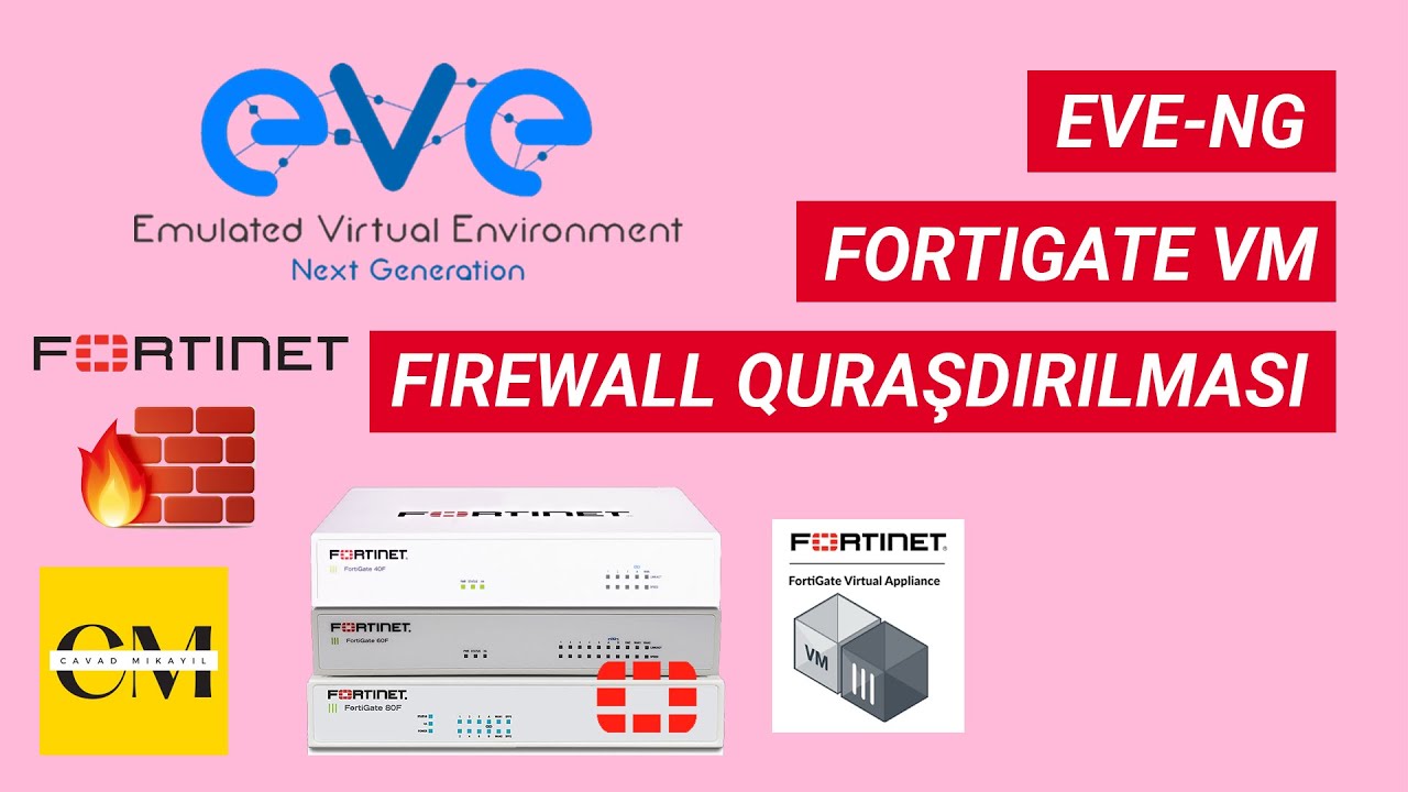 EVE-NG Fortigate VM64 Firewall-un quraşdırılması, FortiCloud İmages ...