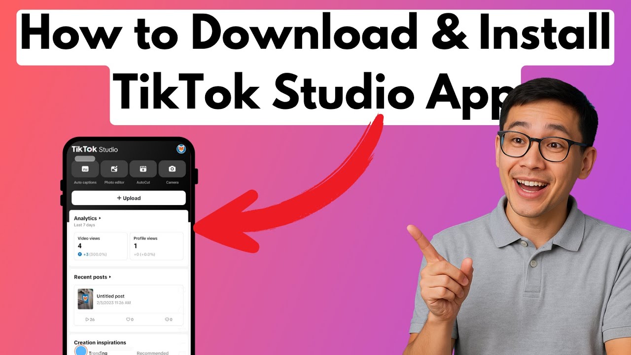 How to Download & Install TikTok Studio App - YouTube